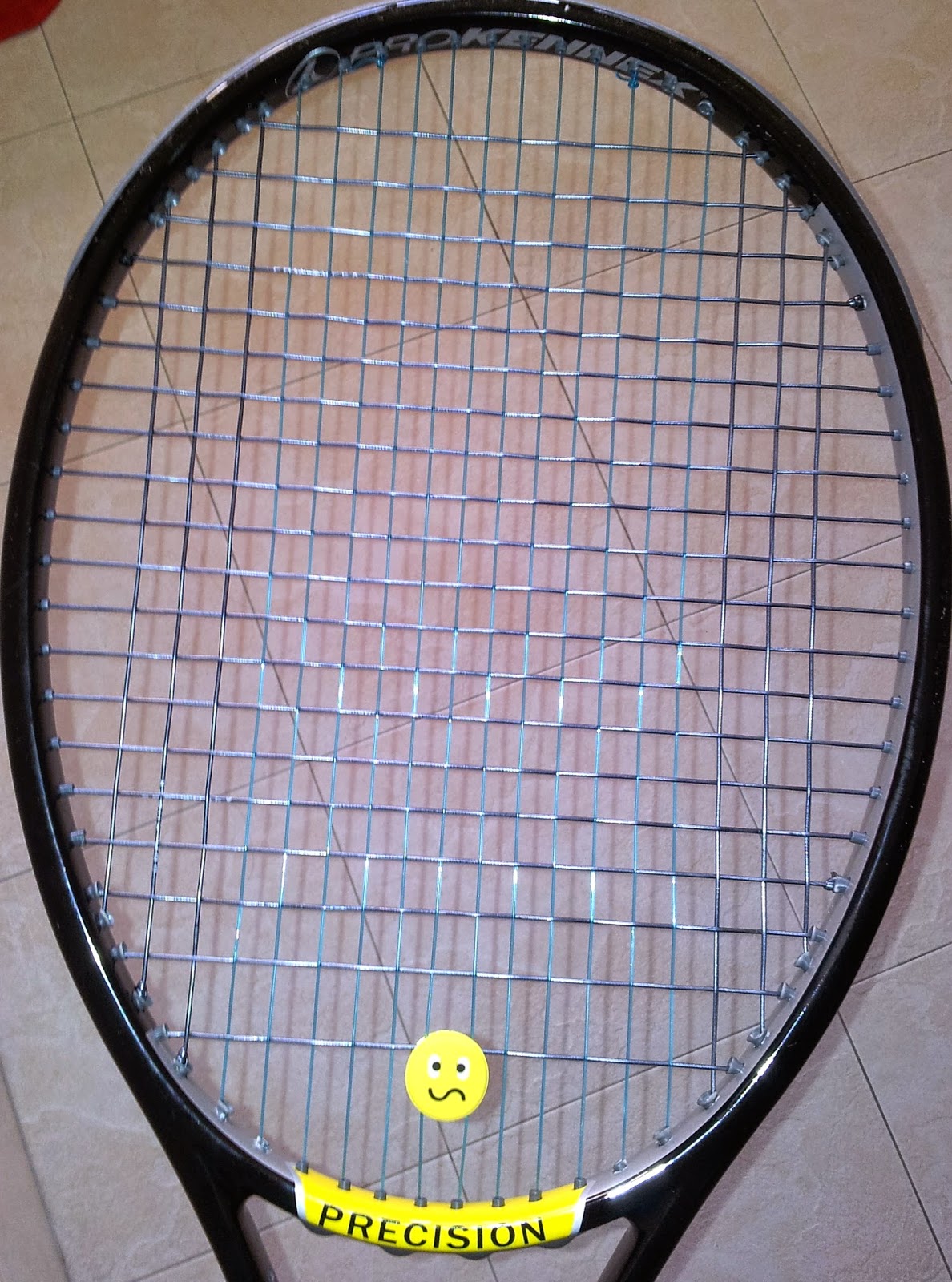 Unorthodox Stringing: Fishing Line + Syn Gut Hybrid in Black Ace 98