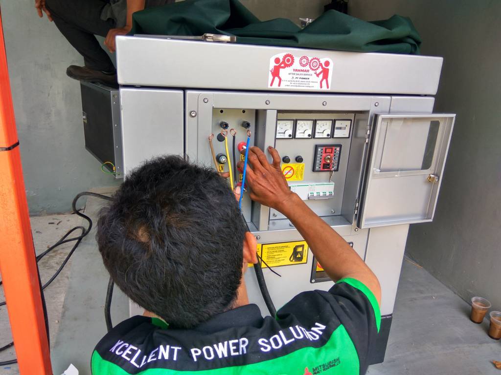 INSTALASI PANEL GENSET OTOMATIS - SERVICE GENSET