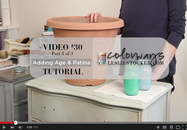 Colorways: Video #30 Let's Do Terra Cotta - Adding Age & Patina