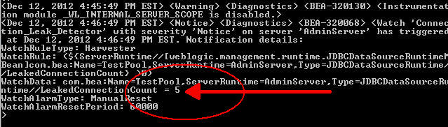 Let's Learn Together: Part 3: Troubleshoot Connection Leak - Using WLDF