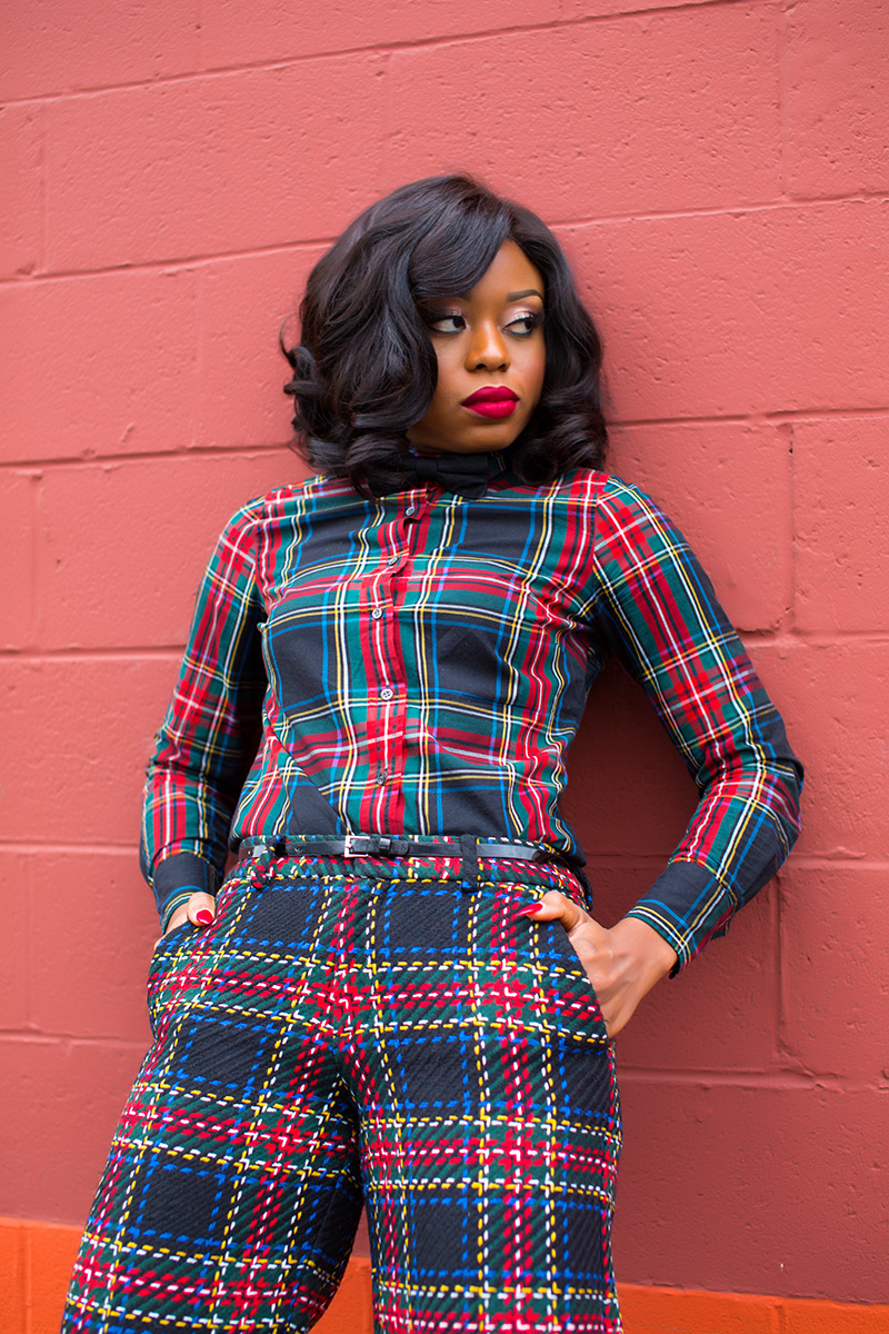 Plaid On Plaid - Jadore-Fashion