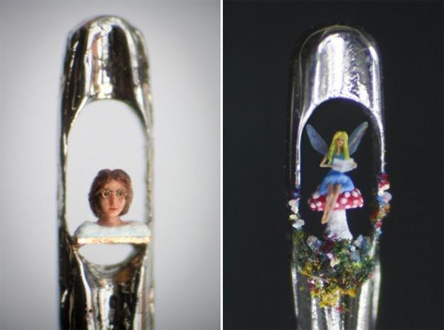 artsiefartsiez: ,,Willard Wigan's microscopic art