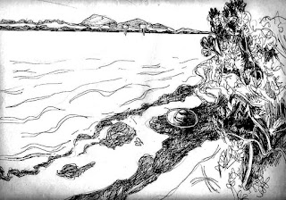 Geelong Visual Diary: Sketches at Point Henry