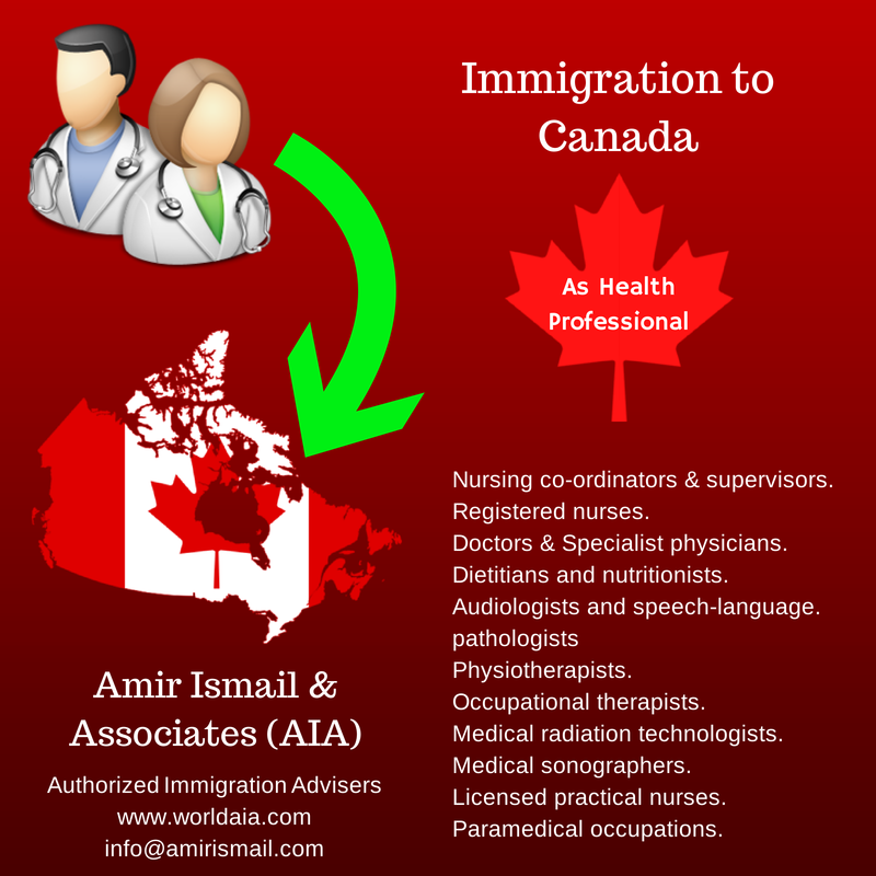 Canada Immigration Options for Health Professionals - Doctors, Nurses ...