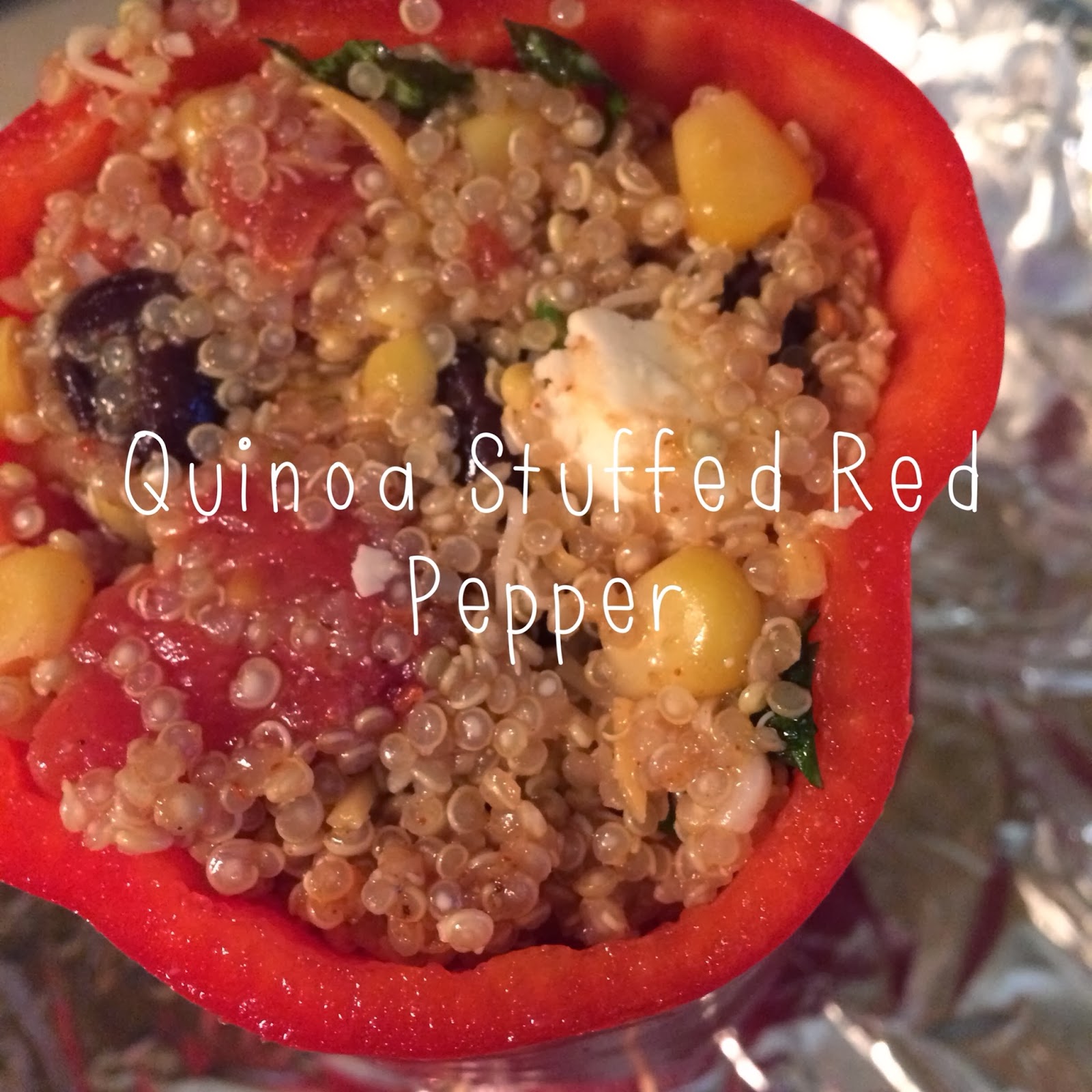eat. live. splurge.: Quinoa Stuffed Red Pepper