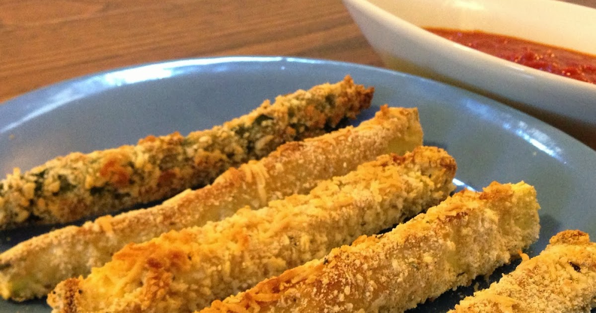 The Healthy Life: Crispy Parmesan Zucchini Strips!