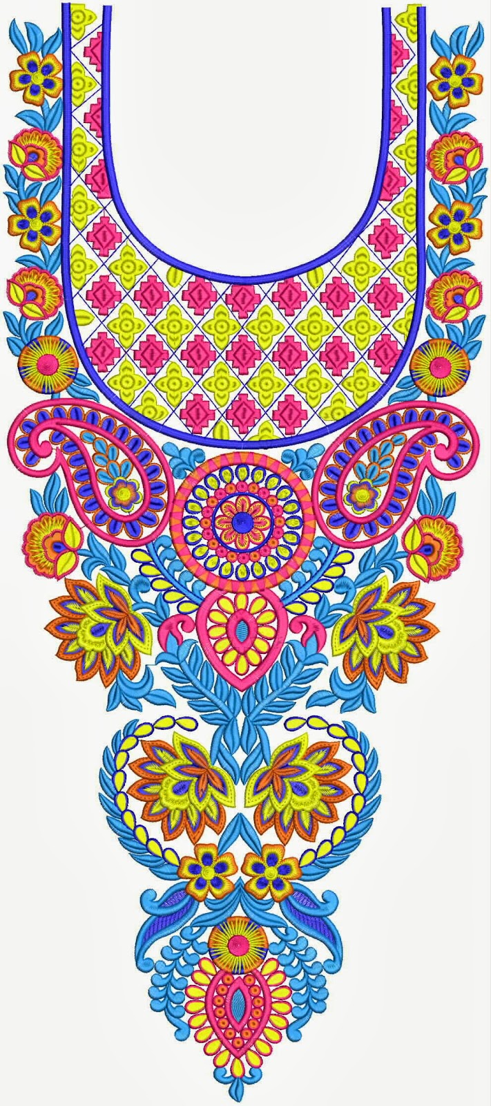 EmbDesignTube: Heavy Embroidered Neck Collection 2014