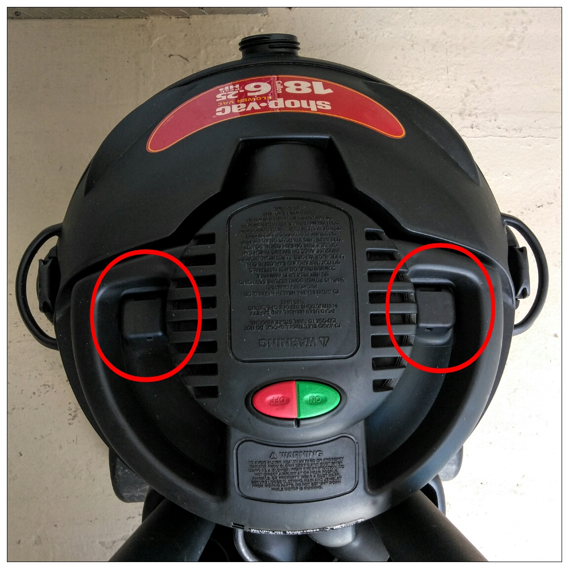 Shop-Vac Blower Vac Motor Clip Repair