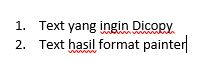 Cara Menggunakan Format Pointer pada Microsoft Word - mnurhilmi