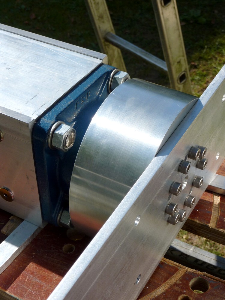 Fullerscopes Telescope Mountings: 2" shaft mounting Pt.37: Joining the ...