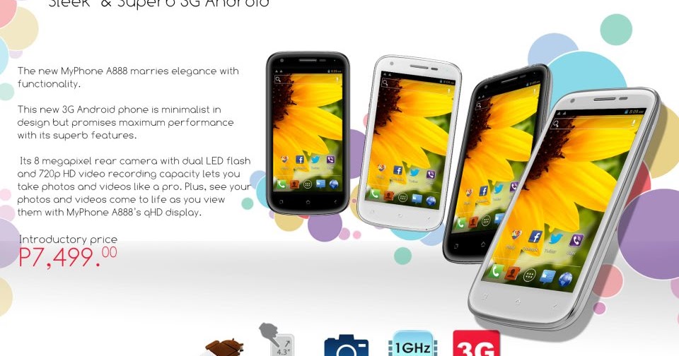 MyPhone A888 Duo Android Phone Specs, Superb Features and Price