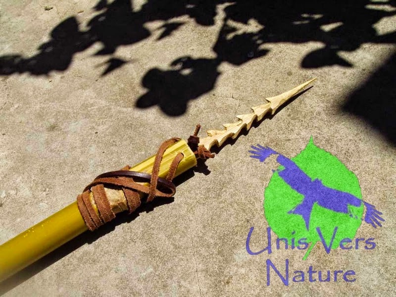 Unis Vers Nature: Harpon en bambou avec pointe amovible