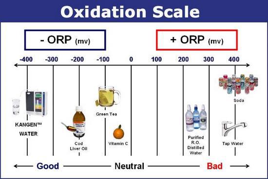 Kangen Water: Oxidation Scale