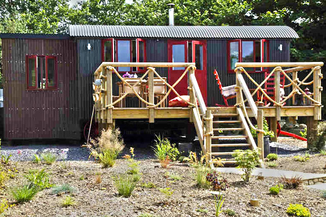 The Tiny Wild-West-style Wagon House