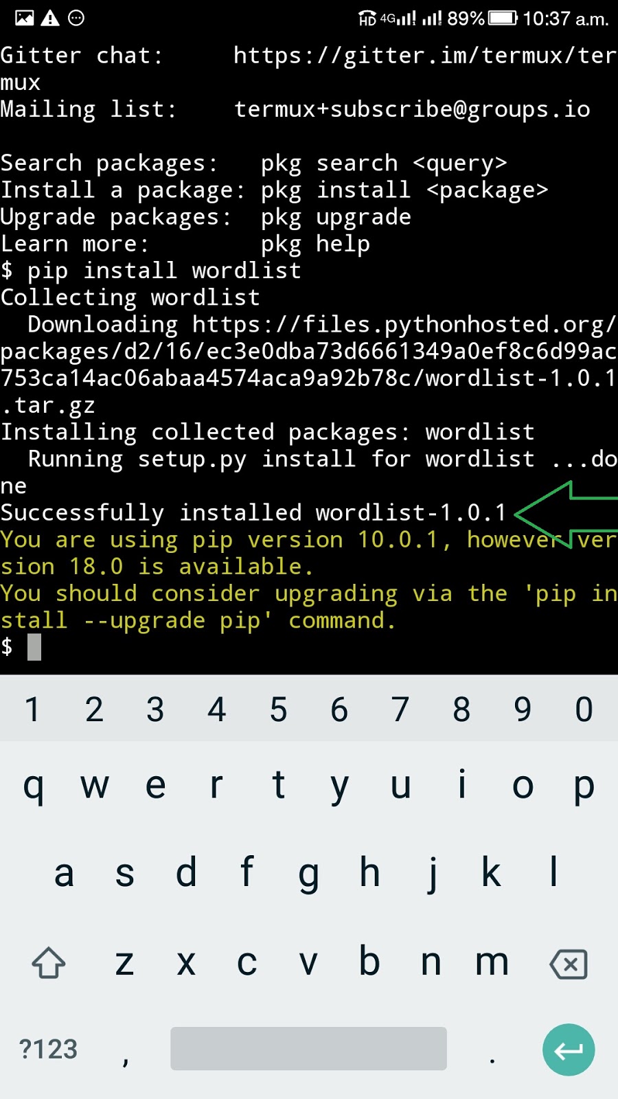 How to create Wordlist / Password list (Creating a Custom Wordlist with Crunch) in Termux - Hack ...