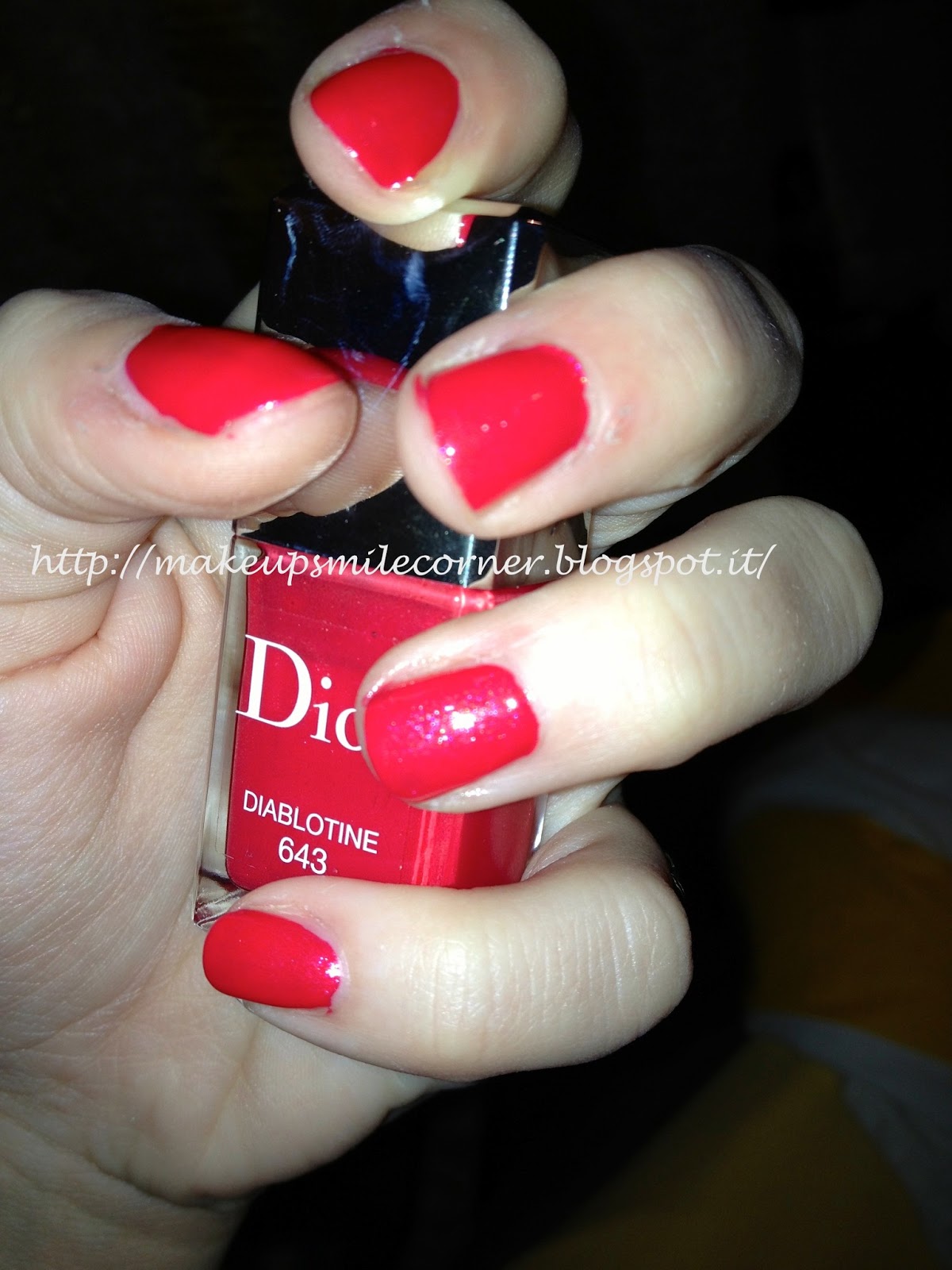 Make-up and Smile Corner: Smalto Diablotine 643 Dior Swatches