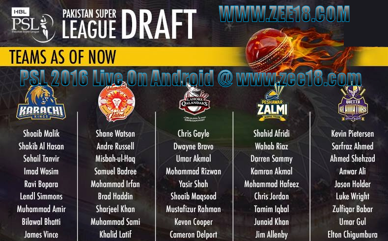 PSL Schedule 2016 | PSL T20 Fixtures | Time Table - Best Shopping Sites ...