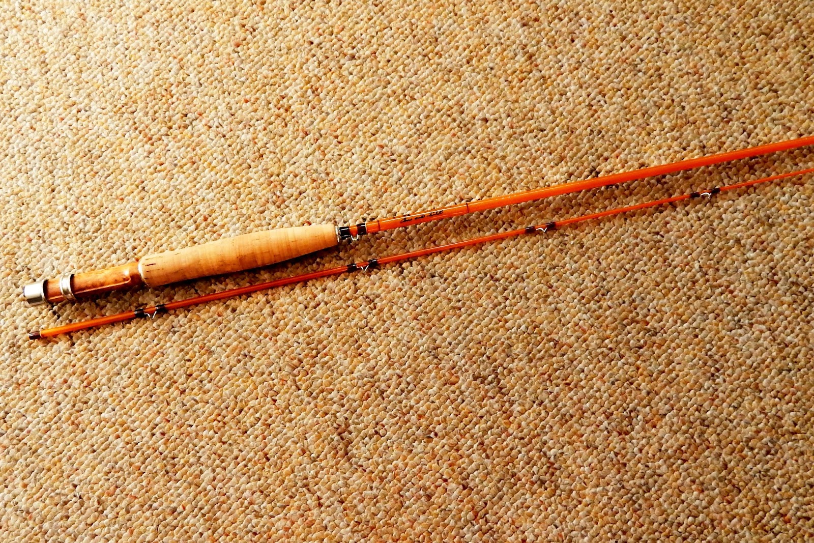 Small Stream Reflections: Cane And Silk..Fiberglass Fly Rod