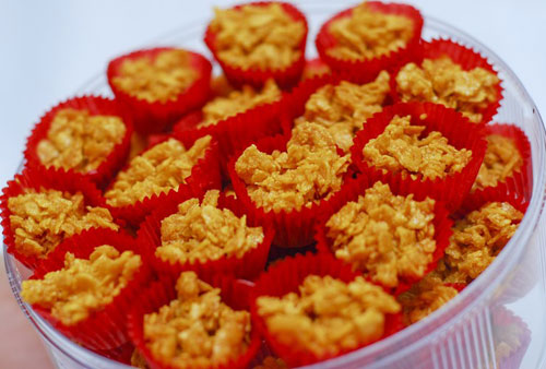Resepi Biskut Raya 2020: Resepi Biskut Cornflakes Madu
