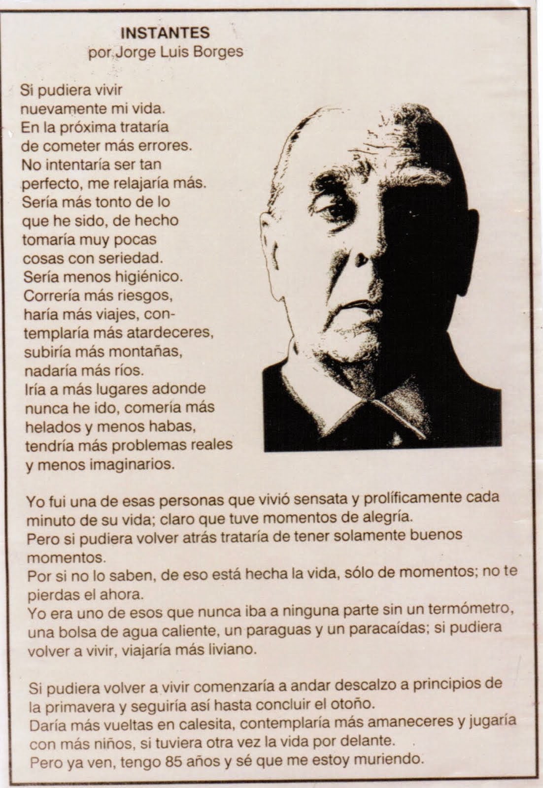 Gaspar, El Lugareño: Crónica: Borges, el escritor total (por Waldo ...