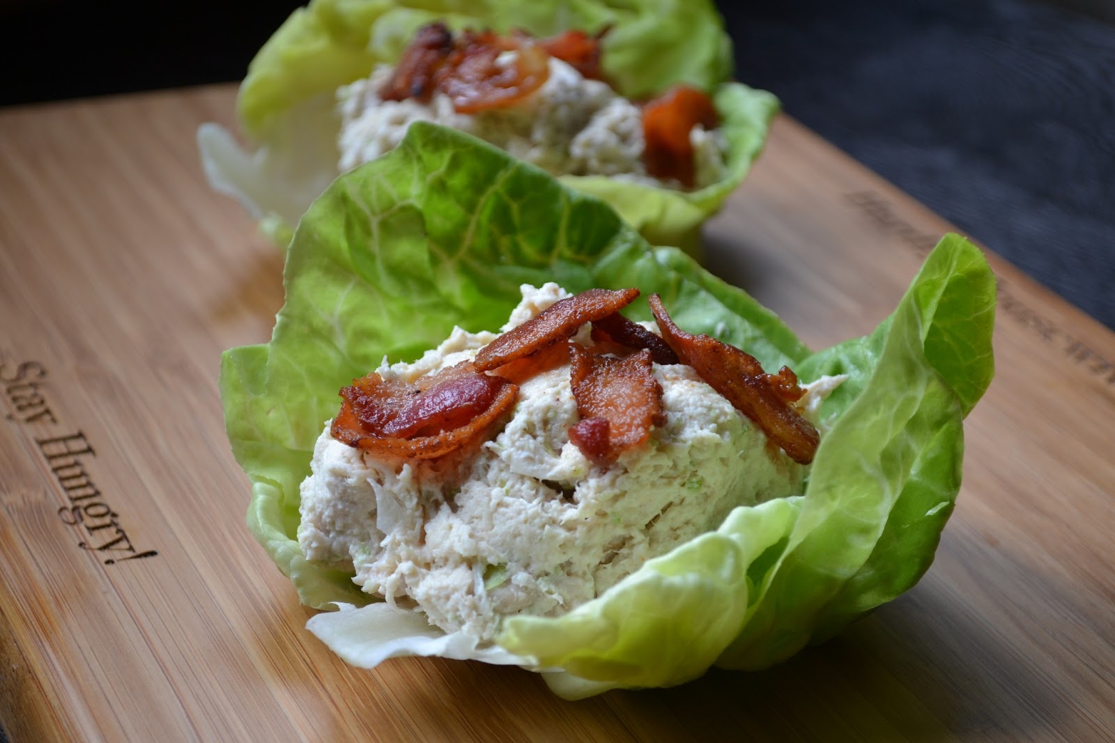 Hardly Housewives: Chicken Salad and Bacon Lettuce Wraps