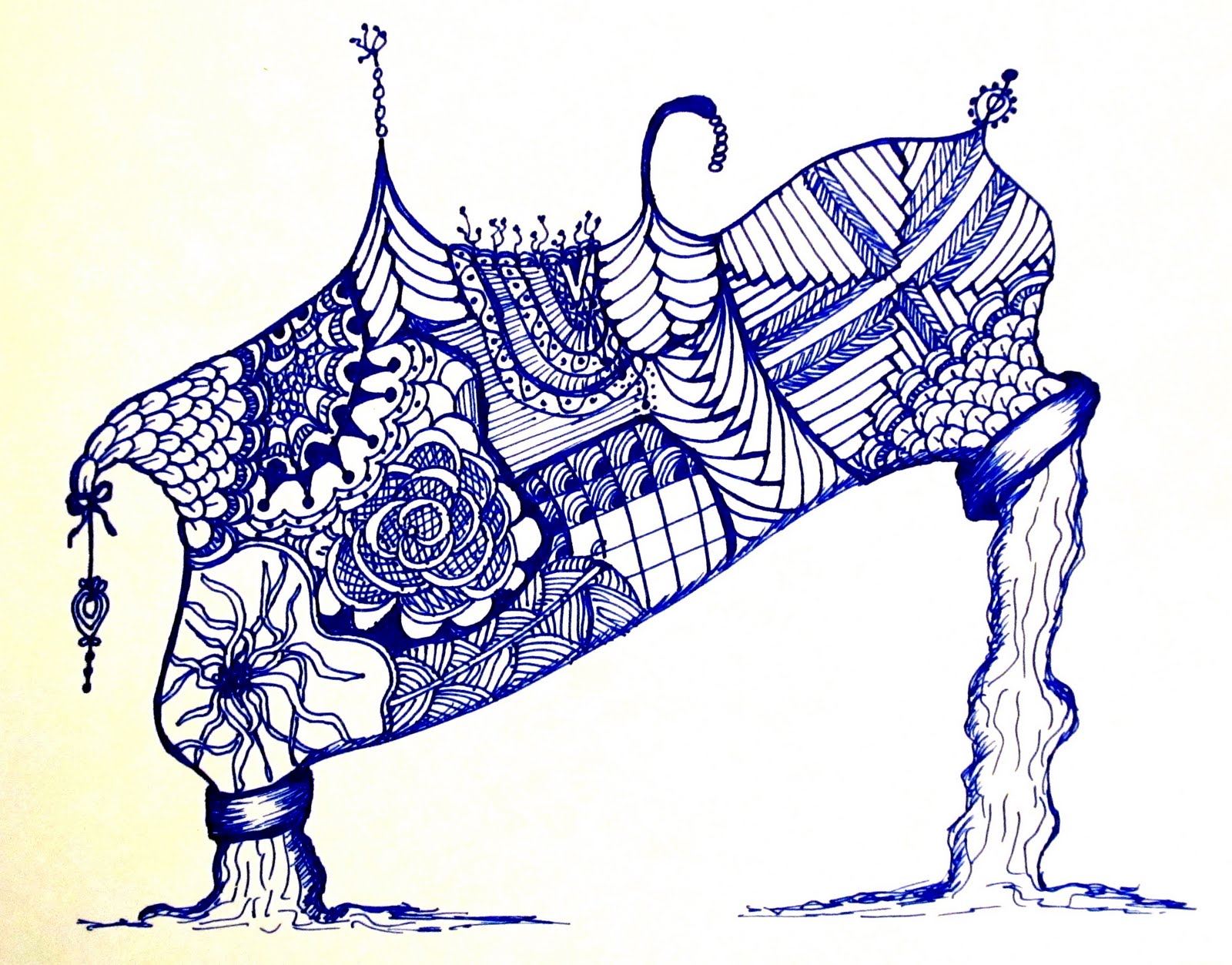 Dream on a Moonbeam: Zentangles Up the Ying Yang!!!