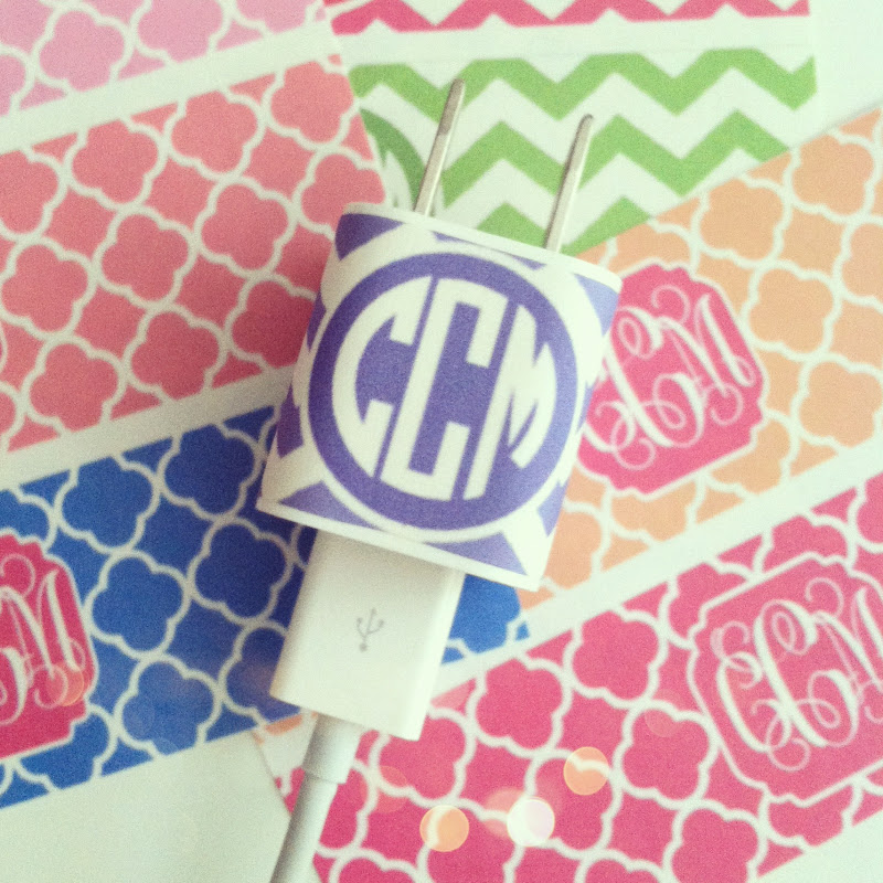 Monogrammed Charger Tutorial - Southern Curls & Pearls