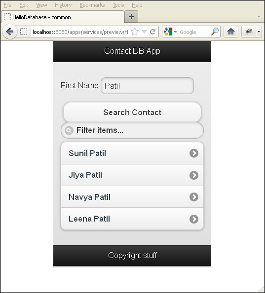 Sunil S Notes Using Jquery Mobile In Worklight Application