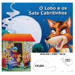 EVA Sob Medida - Artesanato e Moldes: Moldes da história O Lobo e os ...