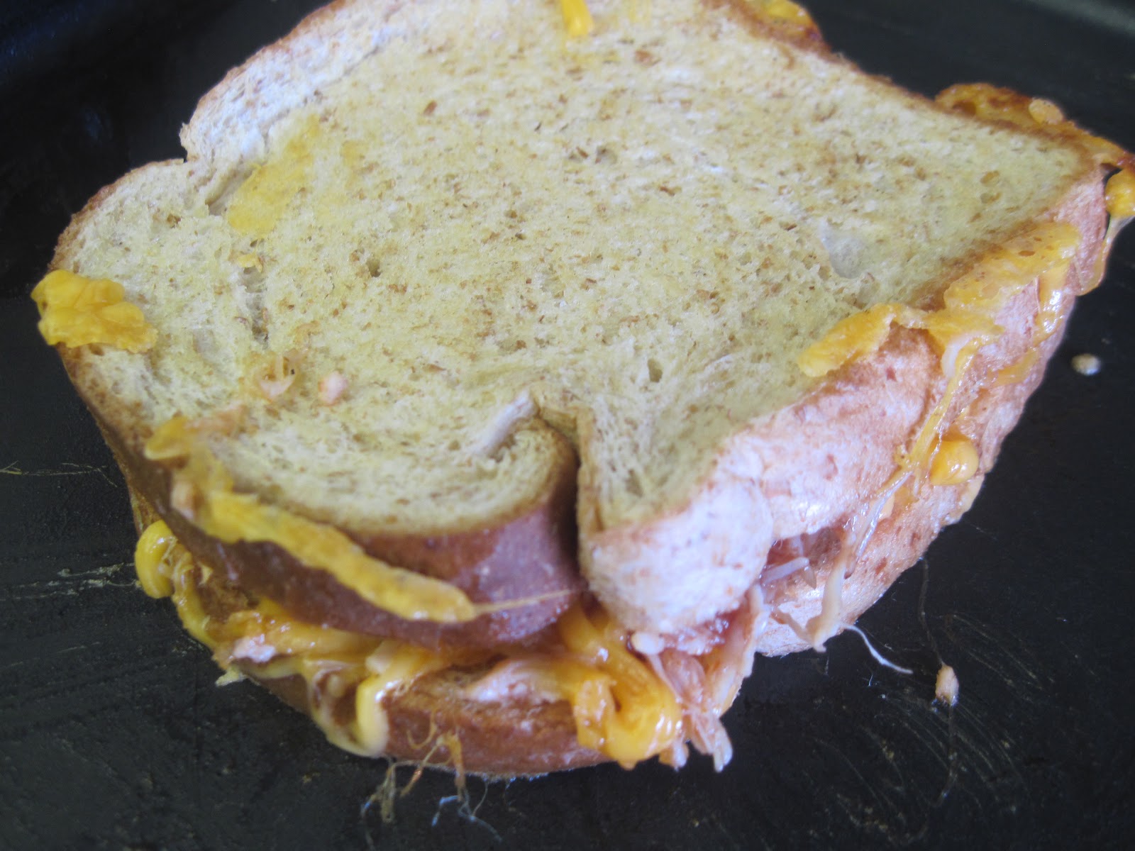 Polka-Dotty Place: BBQ Grilled Cheese