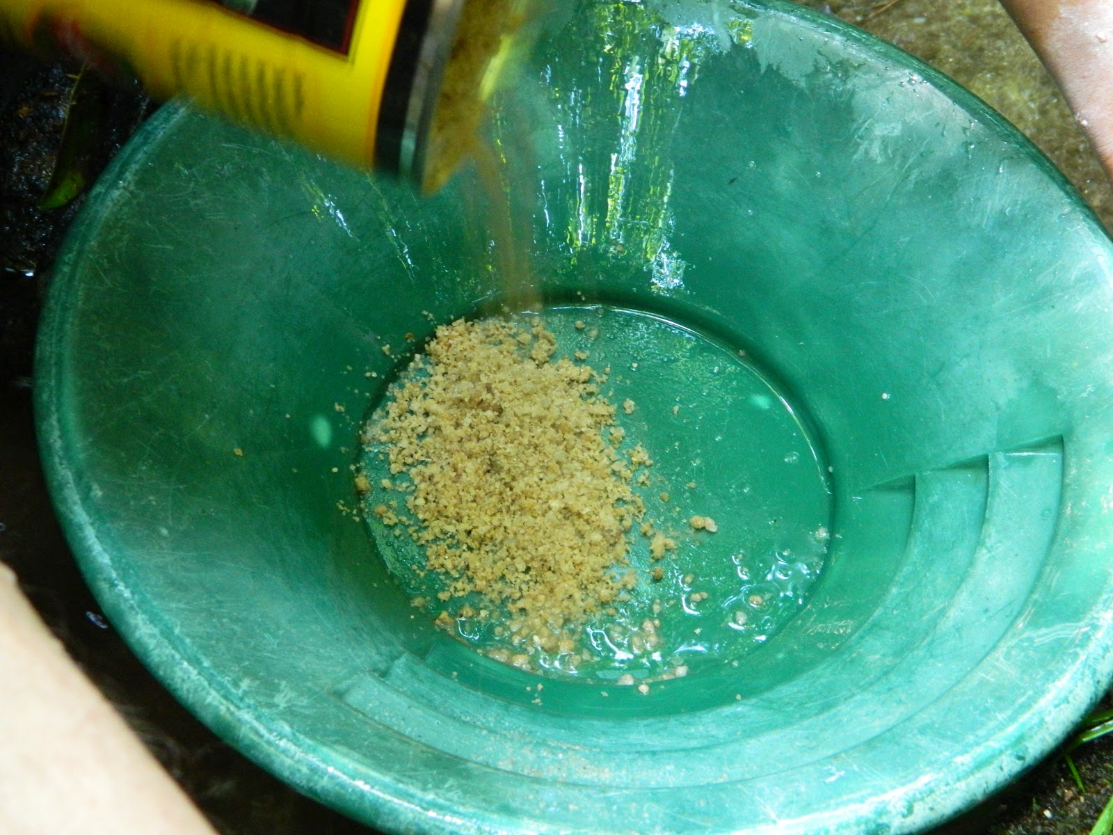 Lise's Log Cabin Life: Gold Panning at the Creek