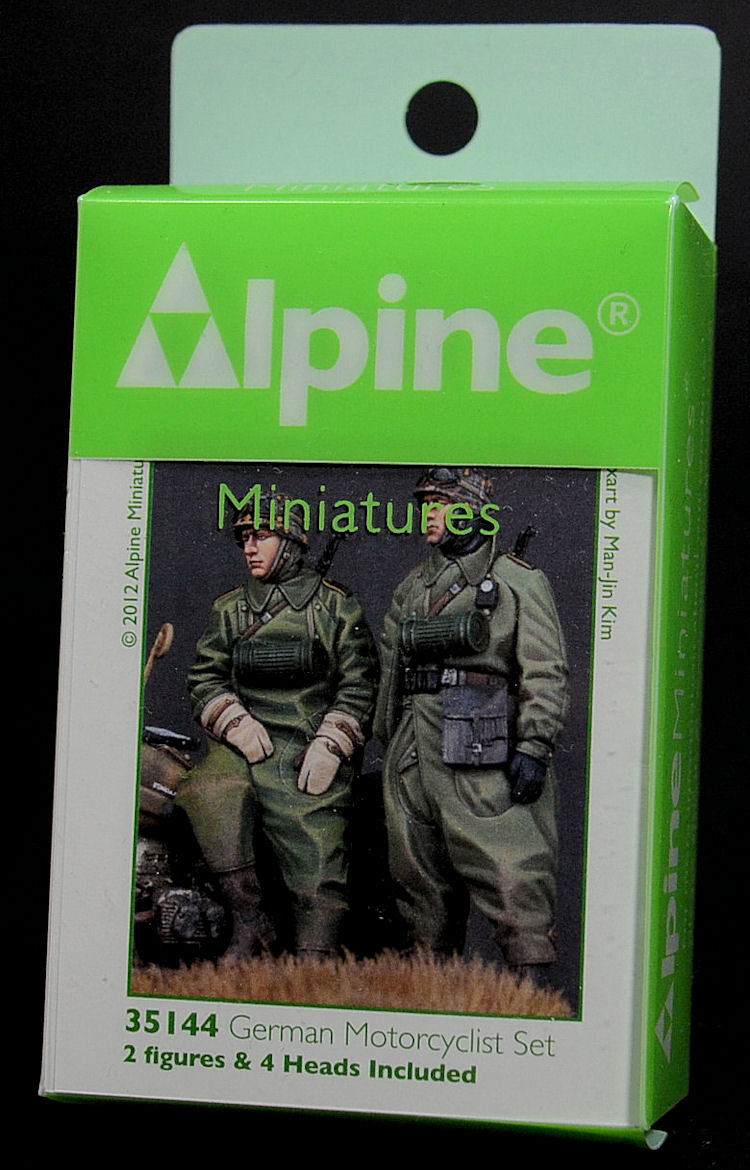 The Modelling News: Alpine Miniatures 35144: 1/35th German Motorcyclist ...