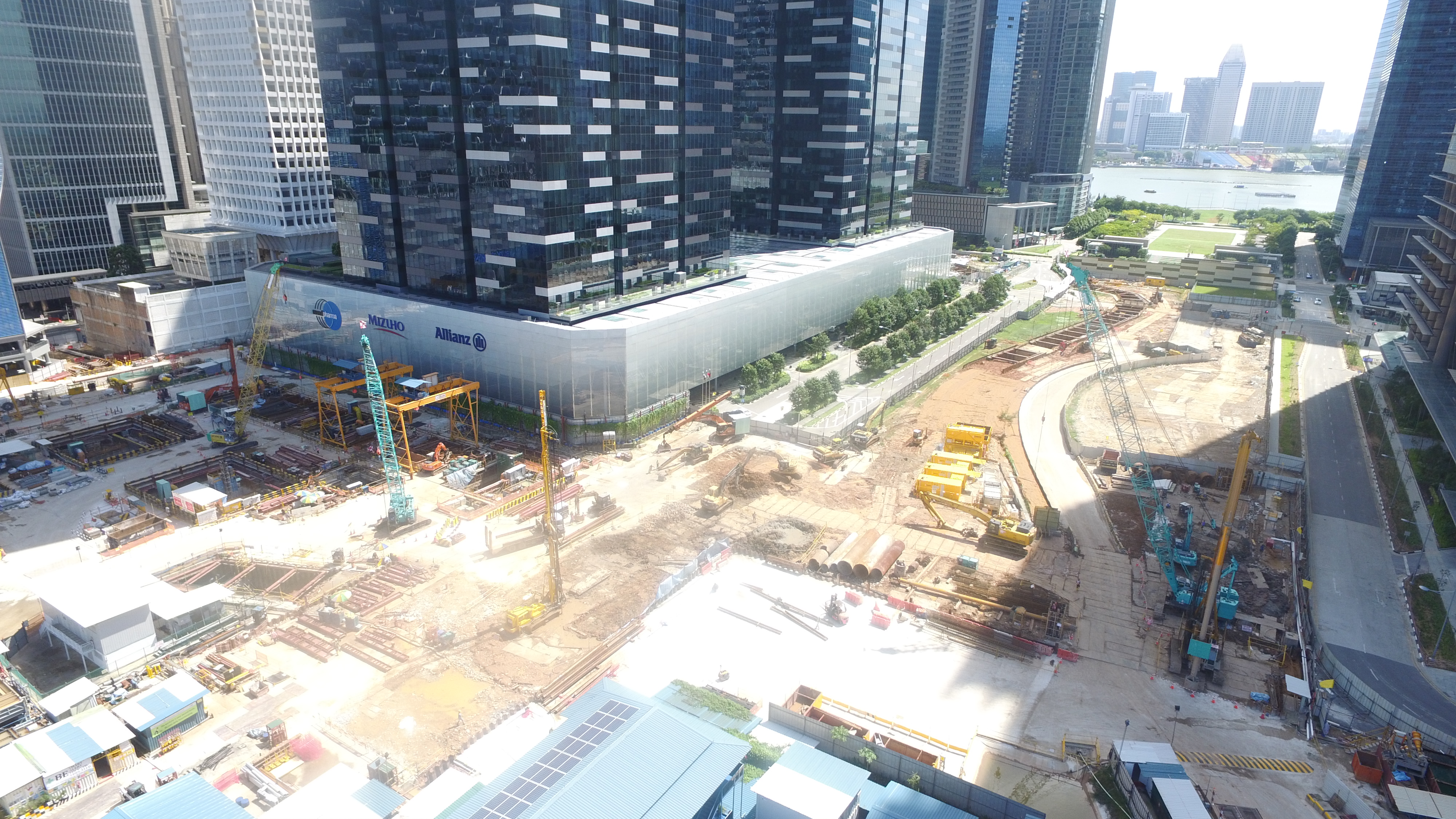 Thomson Line Construction: Shenton Way Excavation (II)