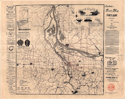 Map and Data Library, University of Toronto: 1896 Cyclist Road Map ...