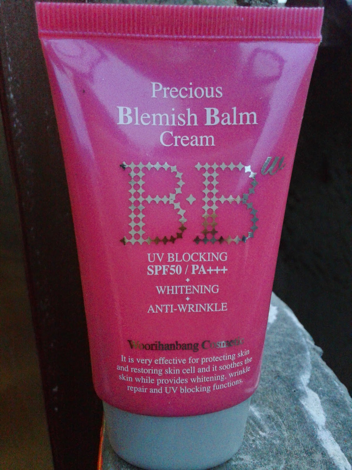 REVIEW PRECIOUS BLEMISH BALM CREAM SPF 50/ PA+++ WHITENING & ANTI WRINKLE