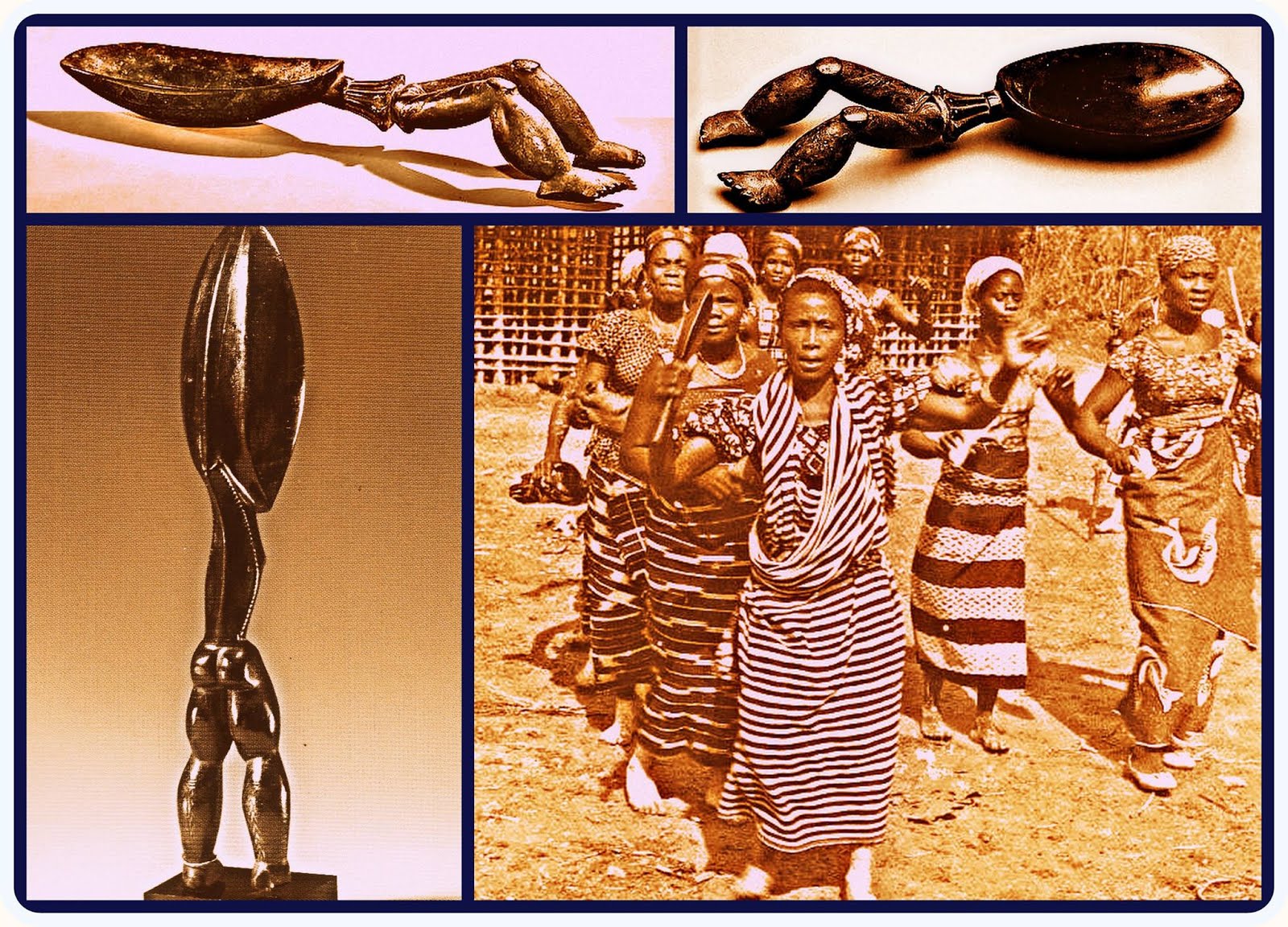 Liberia History and Culture.: Ceremonial Spoon of the Dan People of Nimba.