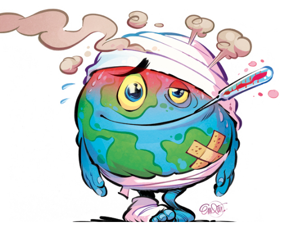 Sick Earth Clipart