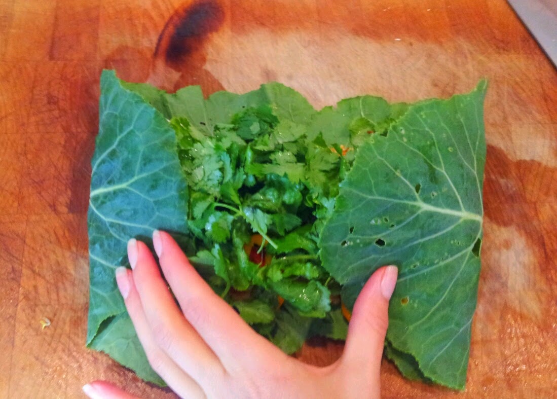 Venturing Vegan: How-to: Collard Wraps