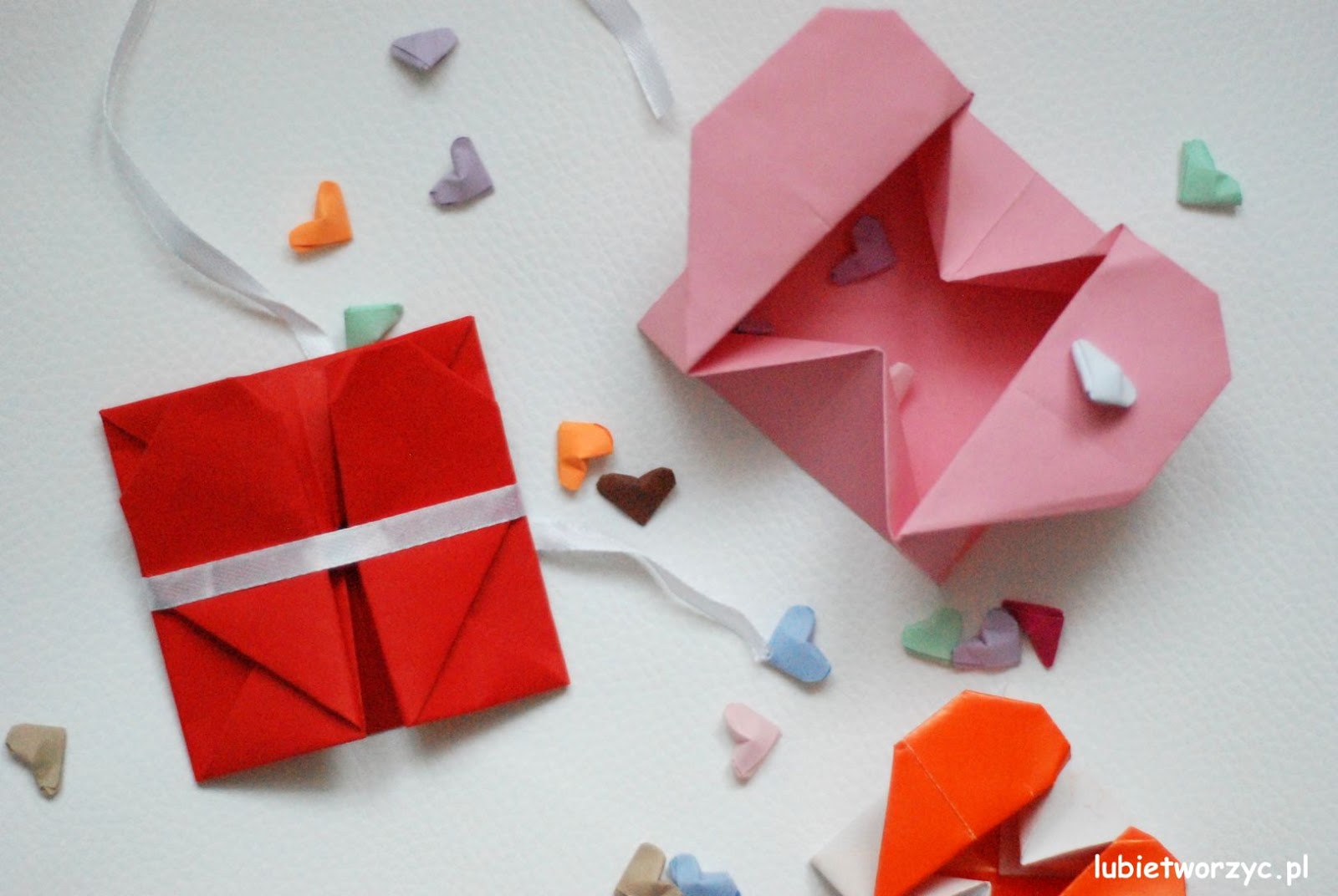 Serce - koperta origami (video)