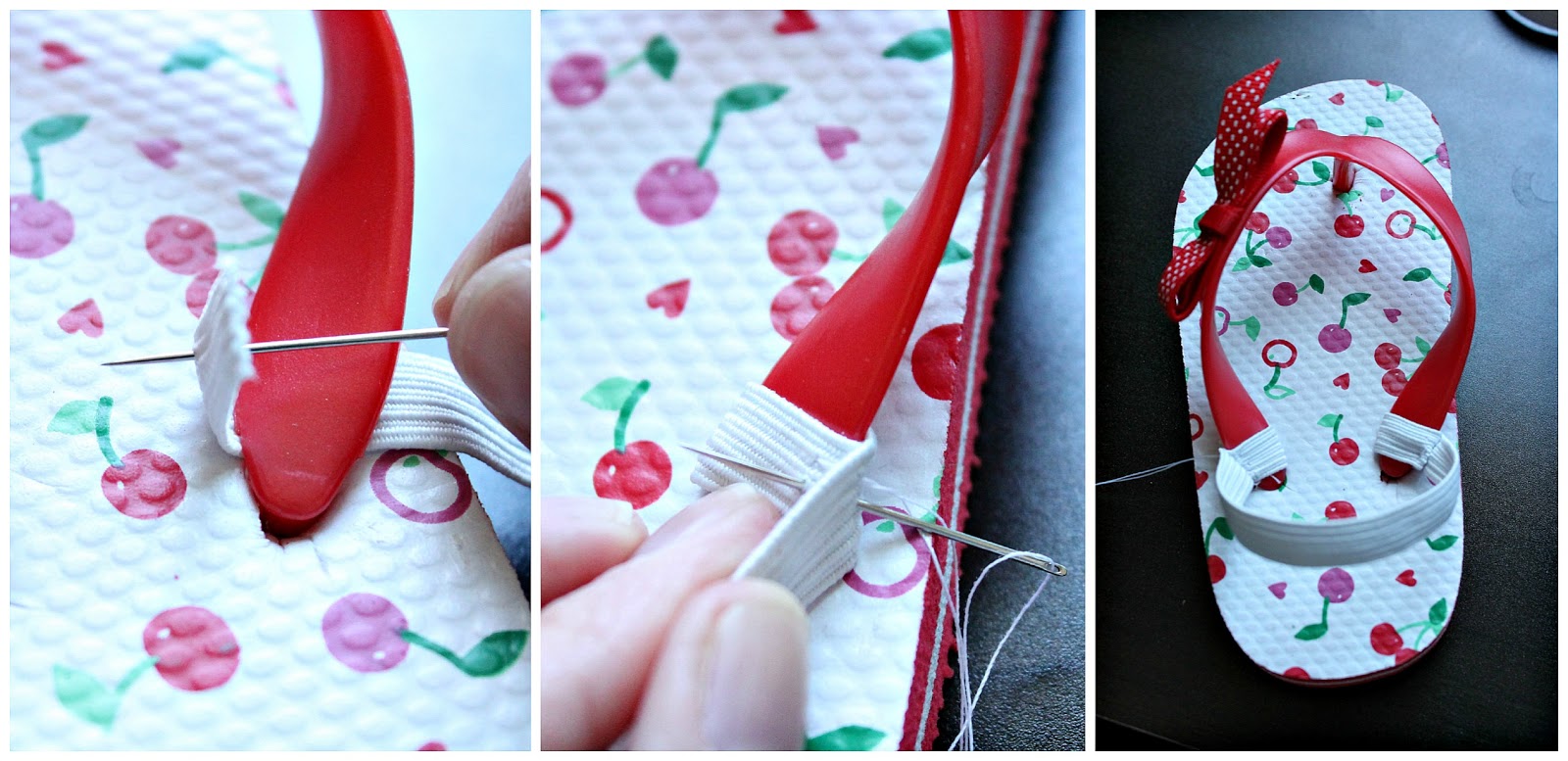 How to add Blingy Straps to Flip Flops