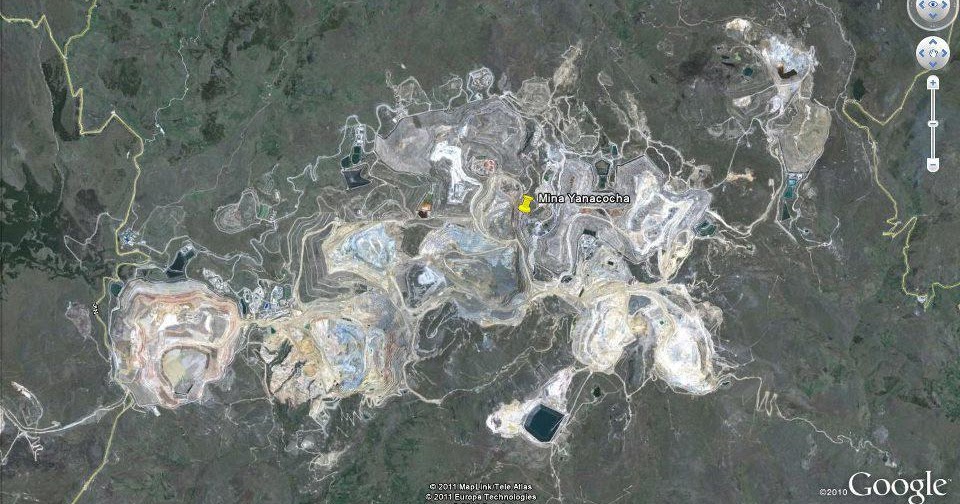 Javi270270: Yanacocha visto desde Google Earth y reportaje de ...