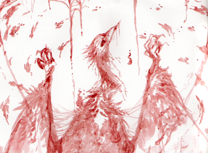 Fashion and Art Trend: Gruesome but AWESOME Blood Art