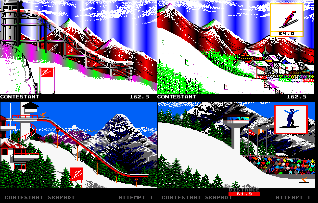 FRGCB - Finnish Retro Game Comparison Blog: Winter Games (Epyx/US Gold ...