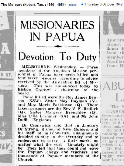 Australian Christian Martyrs: The Buna Beach New Guinea Martyrs of Aug ...