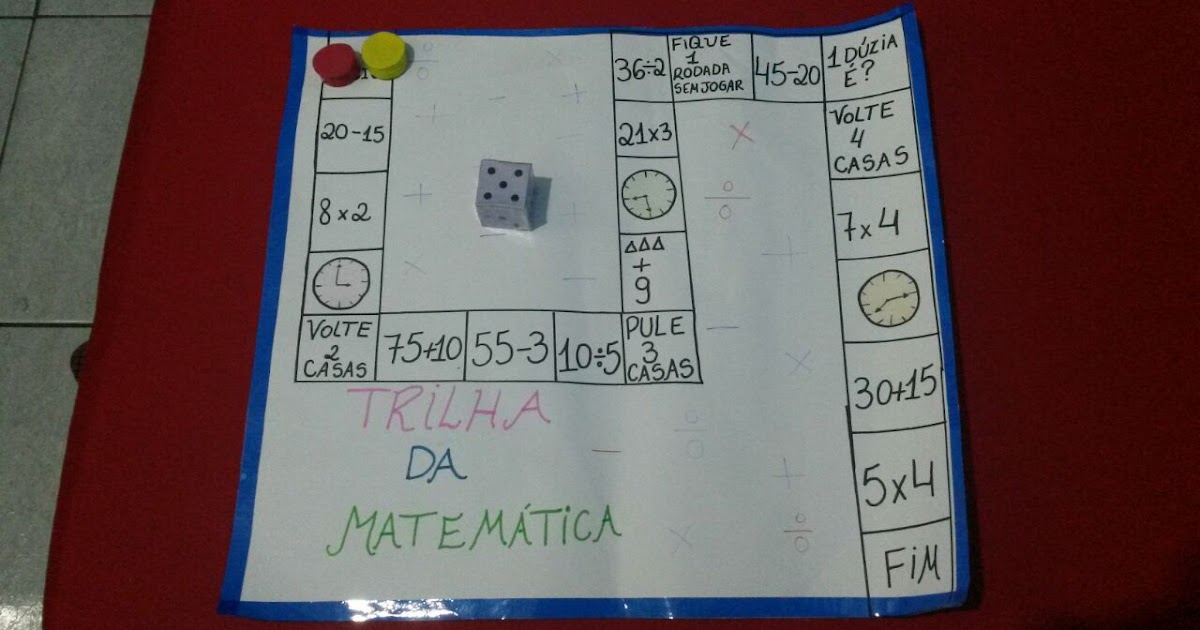 JOGOS DE MATEMÁTICA: TRILHA DA MATEMÁTICA