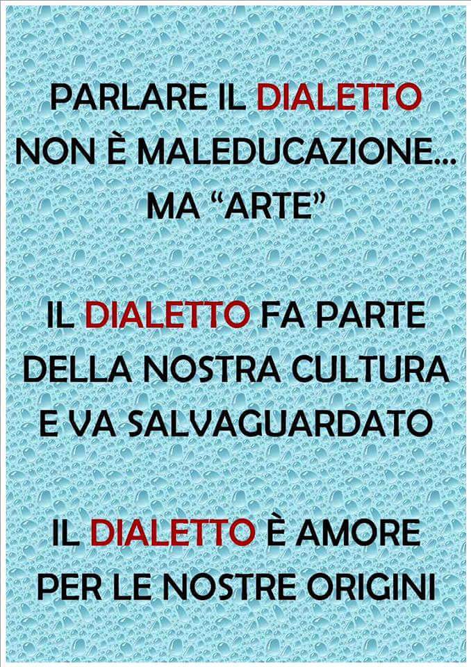 Parma in Dialetto: PARLARE IL DIALETTO NON E' MALEDUCAZIONE MA "ARTE"...