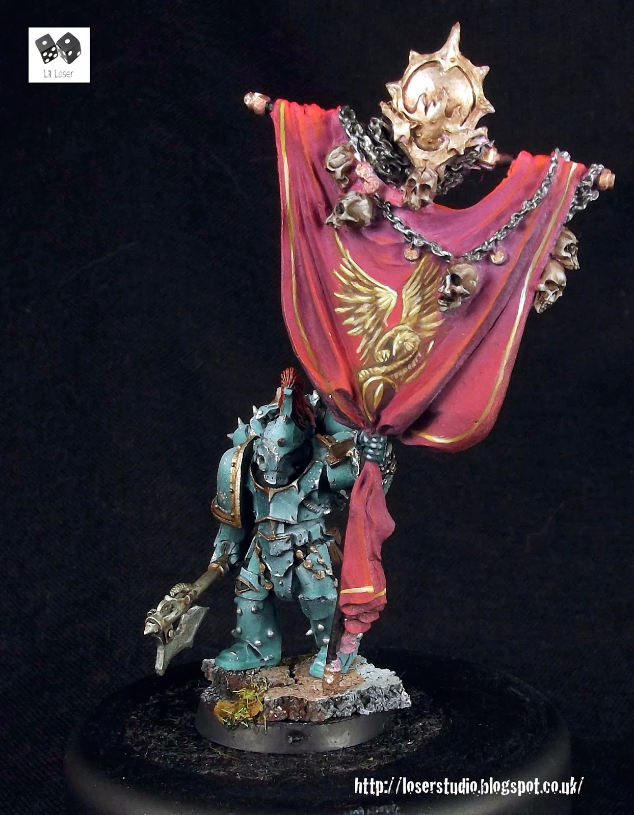 The Eagle & The Serpent; Sons of Horus Banner Bearer Forge World ...