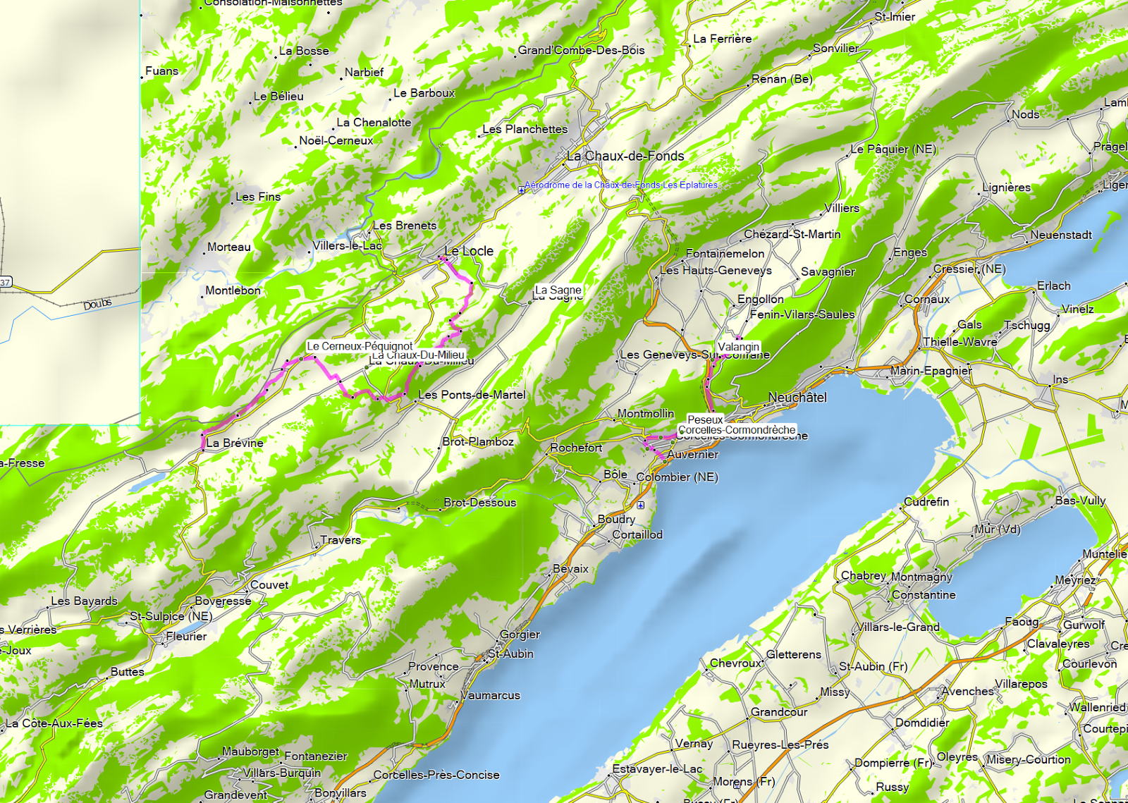 Projekt Gemeindewandern Schweiz: Kanton Neuenburg