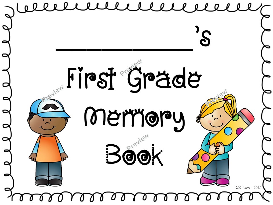 End of Year Memory Books K, 1, 2 - Kindergarten Korner - A Kindergarten ...