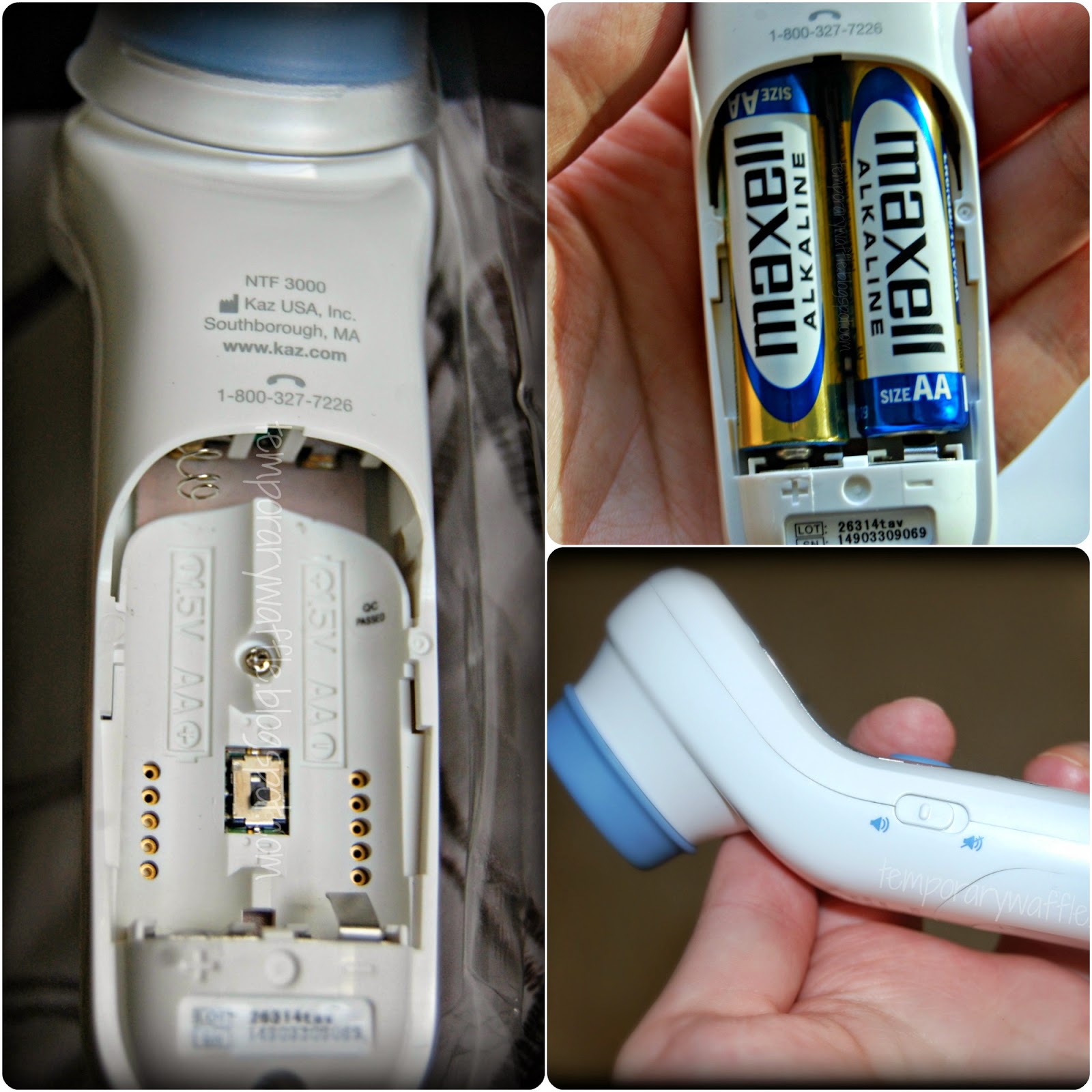 Temporary Waffle: Braun No Touch Forehead Thermometer